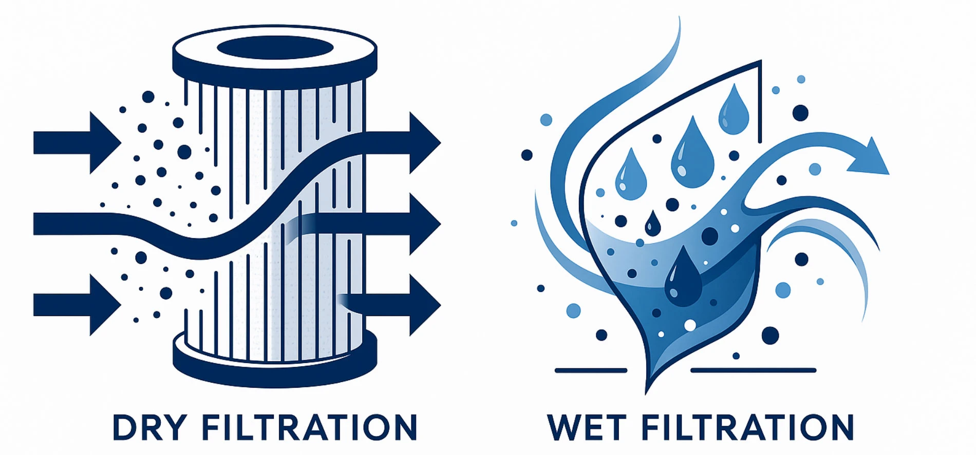 Application considerations for wet and dry filtration systems; when and ...